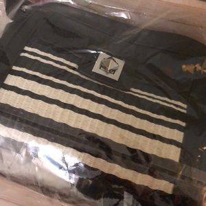 Jessica Simpson | Bags | Jessica Simpson Logan Js703 Stripe Blk Xbody ...